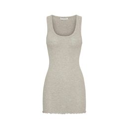 Funktionstop SEAMLESS BASIC "Seamless Basic Top Cotton Bella", Damen, Gr. S/M, desert melange, Obermaterial: 100% Baumwolle, Tops