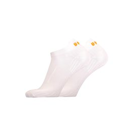 UphillSport Herren F&uuml;&szlig;linge "FRONT LOW 2er Pack", Gr. 39, wei&szlig;, 60% Polypropylen, 37% Polyamid, 3% Elasthan, mehrfarbig, unifarben, Socken, mit