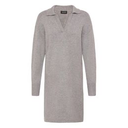 oxmo Damen Strickkleid "Strickkleid OXNera", grau, Gr. XL, Obermaterial: 50% Viskose CV. 27% Nylon NY. 23% Polyester PES., Kleider