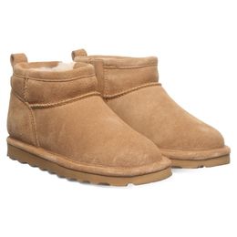 Bearpaw Kinder Winterboots "SHORTY YOUTH", Gr. 31, braun, Veloursleder, Schuhe, Winterstiefel, Schlupfstiefel, Kinderschuh mit Lammwolle