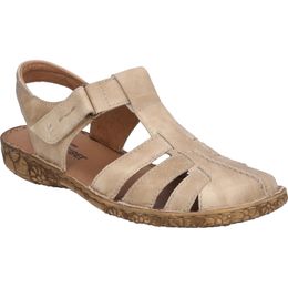 Josef Seibel Damen Sandale "Rosalie 48, creme", Gr. 36, beige, Obermaterial: 100% Rindsleder Leather cow., Schuhe