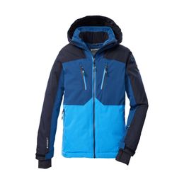 Killtec Jungen Skijacke "KSW 190 BYS SKI JCKT", blau, Gr. 164, Obermaterial: 100% Polyester.Futter: 100% Polyester.F&uuml;llung: 100% Polyester, Jacken,
