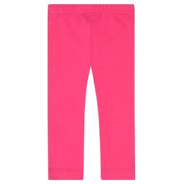 STACCATO M&auml;dchen Caprileggings, pink, Basic, Gr. 140, unifarben, Oberstoff: 95% Baumwolle, 5% Elasthan;, Hosen, Kinder
