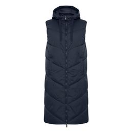 oxmo Damen Longweste "Longweste OXBolyn", blau, Gr. 34, Obermaterial: 100% Nylon NY., Westen