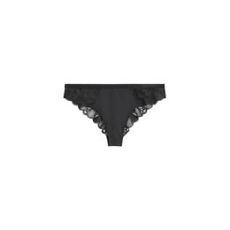 Marc O'Polo MARC O'POLO Damen Tai-Slip "Tender Lace", Gr. L, schwarz, Microfaser, Obermaterial: 89% Polyamid, 11% Elasthan, Unterhosen, elastisch, Microfaser,