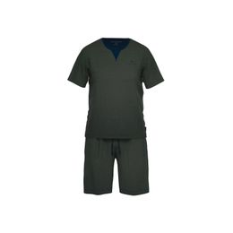 Tom Tailor Herren Schlafanzug "Pyjama", Gr. M, grün, Obermaterial: 65% Polyester PES. 30% Viskose CV. 5% Elasthan EL., Homewear-Sets