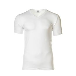 Novila Damen T-Shirt "T-Shirt 1er Pack", wei&szlig;, Gr. S, Obermaterial: 92% Baumwolle CO. 8% Elasthan EL., Shirts