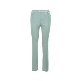 GOLDNER Damen Schlupfhose "Kurzgr&ouml;&szlig;e Leichte Baumwollschlupfhose MARTHA", gr&uuml;n, Gr. 27, Obermaterial: 98% Baumwolle CO. 2% Elasthan EL., Hosen, Ohne