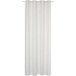 Vorhang HEINE HOME, B:140cm H:145cm, beige, Polyester, Gardinen