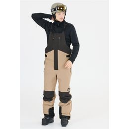 SLOPE Herren Skihose "Kenwood", beige, Gr. M, unifarben, 100% Polyester, Hosen, im ausgekl&uuml;gelten Latzhosen-Design