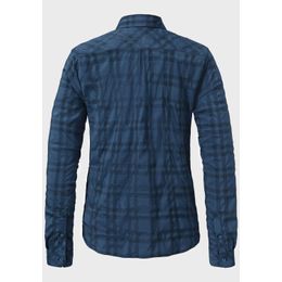 Sch&ouml;ffel SCH&Ouml;FFEL Damen Outdoorbluse "Hiking Blouse Style Yekuro WMS", blau, Gr. 46, Oberstoff: 81% Polyester, 14% Nylon, 5% Elasthan, Blusen