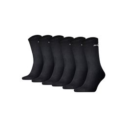 Puma Herren Kurzsocken "Socken 6er Pack", Gr. 47, schwarz, Obermaterial: 74% Baumwolle CO. 21% Polyester PES. 3% Polyamid PA. 2% Elasthan EL., Socken