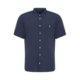 Blend Herren Kurzarmhemd "Kurzarmhemd BHShirt", blau, Gr. XL, Obermaterial: 100% Viskose CV., Hemden