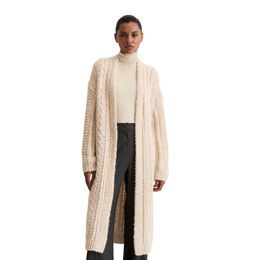 Marc O'Polo MARC O'POLO Damen Cardigan "aus softem Alpakawolle-Mix", beige, Gr. XS, unifarben, Obermaterial: 44% Alpaka, 32% Baumwolle, 13% Polyamid, 11%