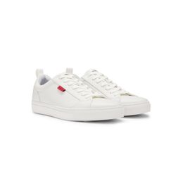 Hugo Herren Sneaker "Sneaker Morrie Tenn napu N", Gr. 45, wei&szlig;, Obermaterial: 60% Polyester PES. 40% Polyurethan PU. Futter: 100% Polyester PES. 100%
