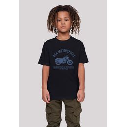 T-Shirt F4NT4STIC "BSA Motorcycles Most Popular In The World", Mädchen, Gr. 110/116, schwarz, Obermaterial: 100% Baumwolle, regular fit, Rundhals, ohne Bündchen, Shirts T-Shirt, Premium Qualität