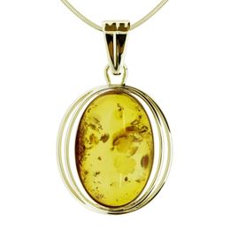 OSTSEE-SCHMUCK Damen Kette mit Anh&auml;nger "OSTSEE-SCHMUCK Kette mit Anh&auml;nger Luisa Kette mit Anh&auml;nger Luisa", 42cm, Gelbgold 333, L: 42, gold, Gelbgold