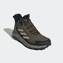 adidas terrex Herren Wanderschuh "TERREX ANYLANDER MID RAIN.RDY", Gr. 48, grün, Textil, Schuhe, wasserdicht