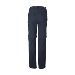 Killtec Damen Zip-off-Hose "KOS 5 WMN PNTS", blau, Gr. 40, Obermaterial: 92% Polyester, 8% Elasthan, Hosen, Abzippbare, wasserabweisende