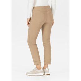 Stehmann Damen 3/4-Hose "Igor", braun, Gr. 50, Web, Obermaterial: 72% Viskose, 25% Polyamid, 3% Elasthan, Hosen, in Gr&ouml;&szlig;en 32 bis 52, aus Viskose mit