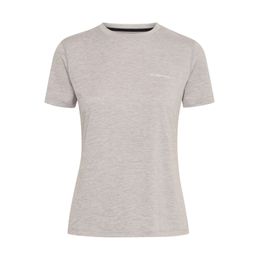 North Bend Damen Kurzarmshirt "Kurzarmshirt NBAdriana W", grau, Gr. 44, Sweatware, Obermaterial: 90% Polyester PES. 10% Elasthan EL., Shirts