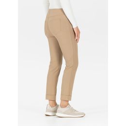 Stehmann Damen 3/4-Hose "Igor", braun, Gr. 48, Web, Obermaterial: 72% Viskose, 25% Polyamid, 3% Elasthan, Hosen, in Gr&ouml;&szlig;en 32 bis 52, aus Viskose mit