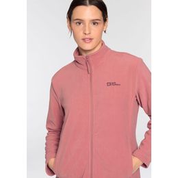 Jack Wolfskin Damen Fleecejacke "MERIGAN LAKE", rosa, Gr. 48, unifarben, Fleece, Obermaterial: 100% Polyester, Jacken, Atmungsaktiv, leicht,