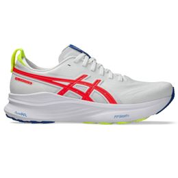 asics Herren Laufschuh "GEL-KAYANO 32 ATC", Gr. 49weiß, flash coral, Textil, Schuhe, für mehr Stabilität - asics Track Club Edition
