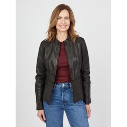 JCC Damen Lederjacke "Era", braun, Gr. 42, Obermaterial: 100% Lammnappa. Futter: 100% Polyester, Jacken