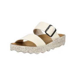 Asportuguesas Damen Pantolette "Asportuguesas Pantoletten Baumwolle", Gr. 42ivory, Textil, Schuhe
