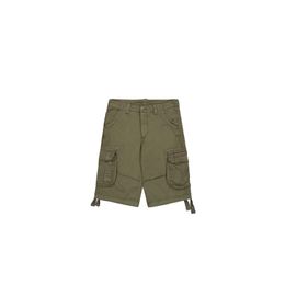 Herren Shorts "Jet Short", gr&uuml;n, Gr. 32, Alpha Industries, Obermaterial: 100% Baumwolle, Hosen