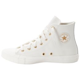 Converse Jungen Sneaker "CHUCK TAYLOR ALL STAR GOLD LUXE", Gr. 37,5, wei&szlig;, Leder, Schuhe