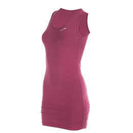 WINSHAPE Damen Longtop "WTR15", lila, Gr. S, 90% Baumwolle, 10% Elasthan, Tops, mit seitlicher Raffung