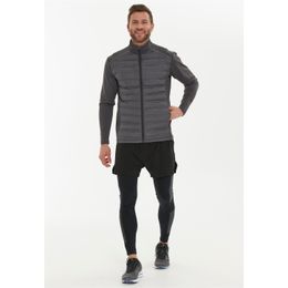 Endurance Herren Laufjacke "MIDAN", grau, Gr. XXXL, unifarben, 100% Polyester, Jacken, mit w&auml;rmenden Steppeins&auml;tzen