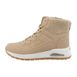 Kappa Damen Sneakerboots "Caroline", Gr. 41sand, Synthetik, Schuhe, Winterschuhe, Schn&uuml;rboots, Sneaker, gef&uuml;ttert