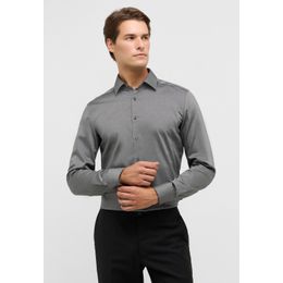 Eterna Herren Langarmhemd "SLIM FIT", grau, Gr. 38, 100% Baumwolle, Hemden, NON IRON (b&uuml;gelfrei)