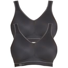 Anita Damen Sport-BH "Sport BH light & firm", Gr. 75schwarz schwarz, Obermaterial: 80% Polyamid PA. 20% Elasthan EL., BHs