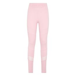 Plein Sport Damen Leggings "Statement", rosa, Gr. L, Obermaterial: 90% Polyester, 10% Elasthan, Hosen