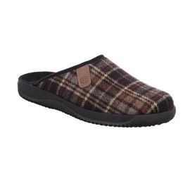 Rohde Herren Pantoffel "SOLTAU", Gr. 40, schwarz, Filz, Schuhe, Hausschuh, Clog, Wohlf&uuml;hlschuh zum Schlupfen