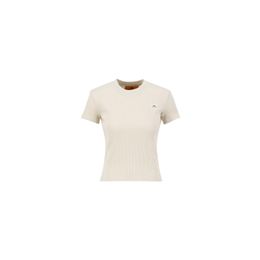 Damen T-Shirt "X-Fit Rib T-Shirt Women", weiß, Gr. M, Alpha Industries, Obermaterial: 50% Baumwolle, 50% Polyester, Shirts