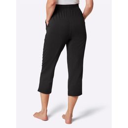 feel good Damen 7/8-Hose, Gr. 36, schwarz, 95% Baumwolle, 5% Elasthan, unifarben, Hosen