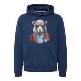 Blend Herren Kapuzenpullover "Kapuzenpullover BHSweatshirt", blau, Gr. L, Obermaterial: 60% Baumwolle CO. 40% Polyester PES., Pullover