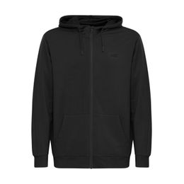 North Bend Herren Sweatjacke "Sweatjacke NBBrent M", schwarz, Gr. L, Obermaterial: 66% Viskose CV. 30% Polyester PES. 4% Elasthan EL., Sweatjacken