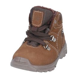 Pepino Mädchen Schnürstiefelette "Pepino Stiefelette Leder/Textil", Gr. 23caramel, Leder, Textil, Schuhe