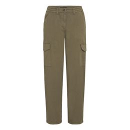 oxmo Damen Cargohose "Cargohose OXLOCO", gr&uuml;n, Gr. S, Obermaterial: 98% Baumwolle CO. 2% Elasthan EL., Hosen