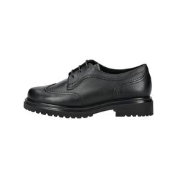 Gabor COMFORT Damen Schn&uuml;rschuh "Gabor Comfort Halbschuhe Leder", Gr. 41, schwarz, Leder, Schuhe