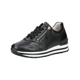 Gabor COMFORT Damen Sneaker "Gabor Comfort Sneaker Nappaleder", Gr. 40,5, schwarz, Nappaleder, Schuhe