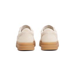 Tommy Hilfiger Damen Plateausneaker "MODERN COURT SNEAKER SUEDE", Gr. 37, beige, Veloursleder, unifarben, Schuhe, Freizeitschuh, Halbschuh, Schn&uuml;rer