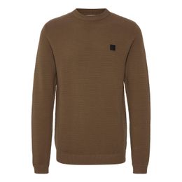 !Solid SOLID Herren Strickfleece-Pullover "Strickpullover SDValencia", braun, Gr. XXL, Obermaterial: 100% Baumwolle CO., Pullover