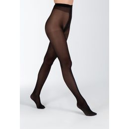 s.Oliver Damen Feinstrumpfhose "Strumpfhose 1er Pack", Gr. L, schwarz, 98% Polyamid, 2% Elasthan, Strumpfhosen